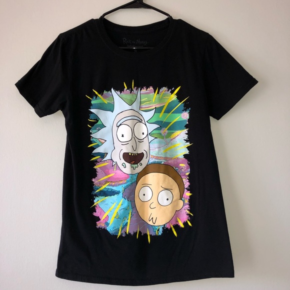 adult swim | Shirts | Rick And Morty Adult Swim Small Black Tshirt ...